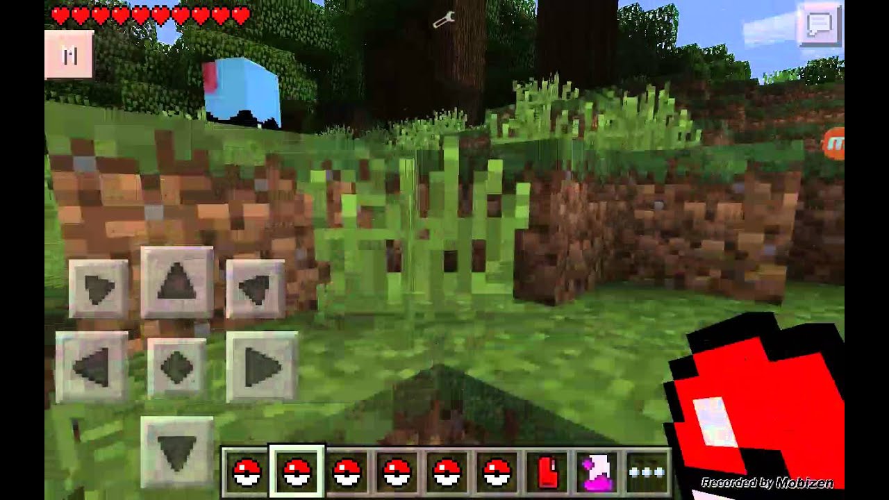 Minecraft PE Обзор мода #1 "Pokecube Mod" - YouTube