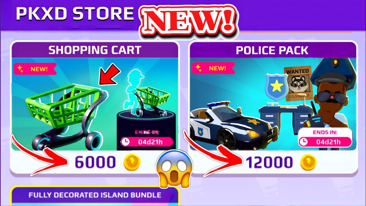 🚨PK XD NEW UPDATE PACKS! 🤩🤯 || PK XD NEW POLICE CAR AND KART PACK ...