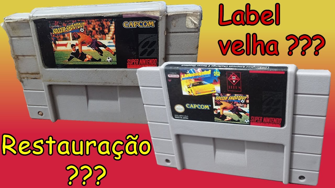 Como restaurar fitas de Snes super Nintendo? veja o resultado. - YouTube