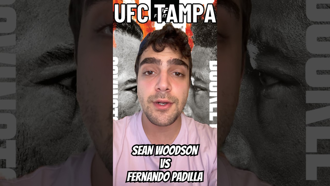UFC Tampa - Sean Woodson vs Fernando Padilla - YouTube