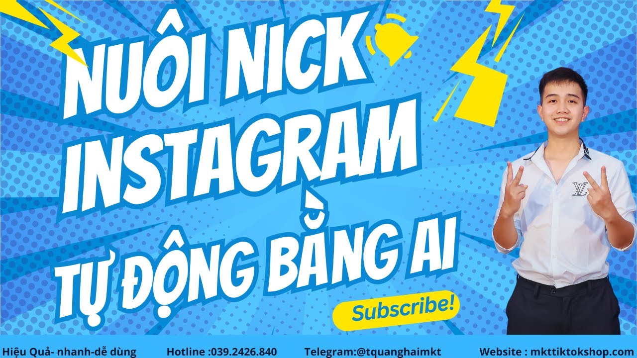 Nuôi Nick IG | Nuôi Nick Instagram Tự Động Bằng AI - YouTube