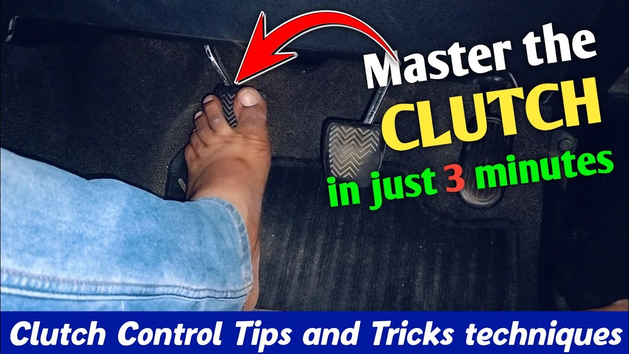 Car clutch control Tips for learners | Clutch Brake accelerator Control ...