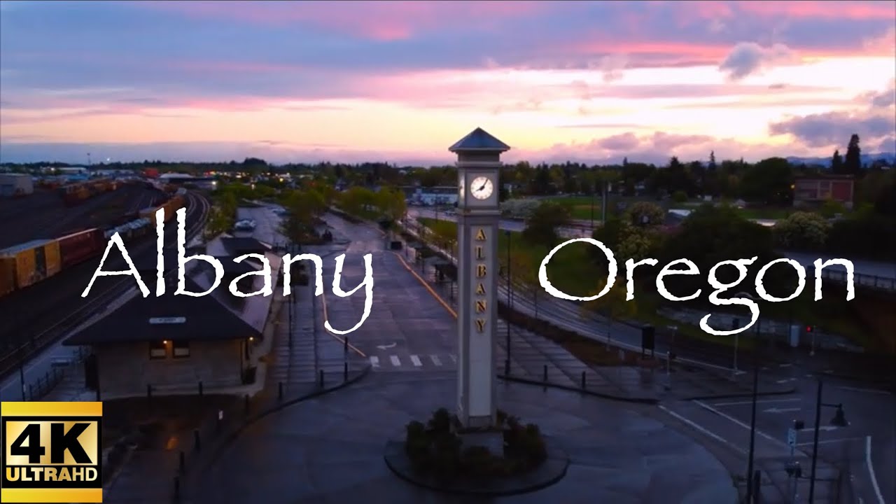 Albany, Oregon in 4K | Scenic drone video - YouTube