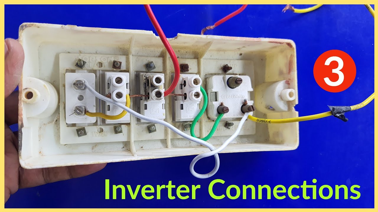 inverter wire connection in board | How to connect inverter wire to ...