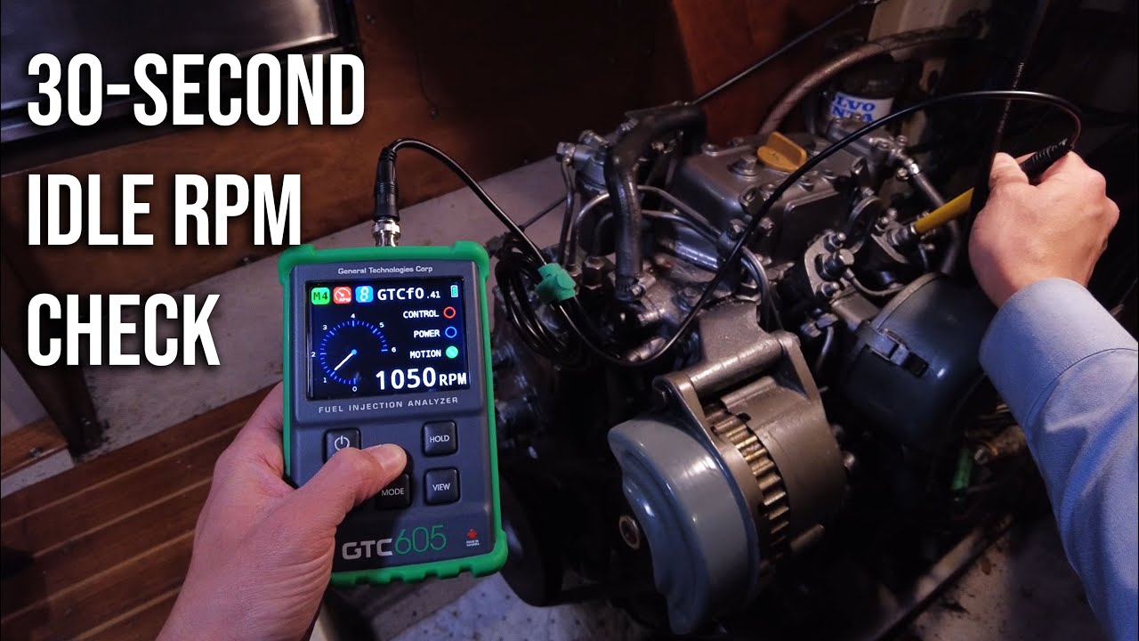 How to Quickly Check Mechanical Diesel Idle Speed with the GTC605 - YouTube