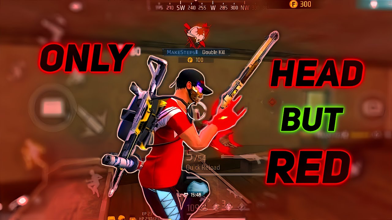 Just Gameplay with Red numbers ️ free fire - YouTube