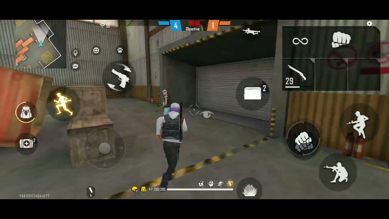 best pro game play with rister in free fire - YouTube