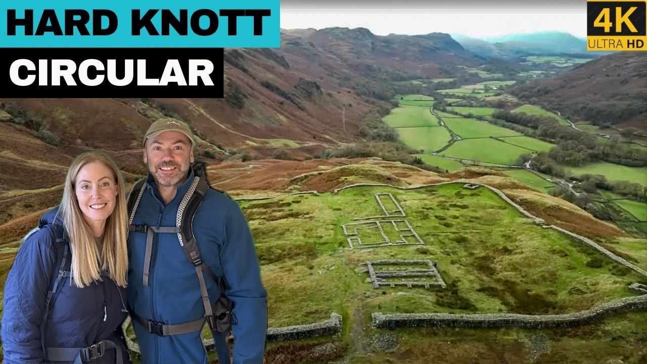 Hard Knott walk: Mountain, Roman Fort, Pass and Stunning Waterfalls # ...