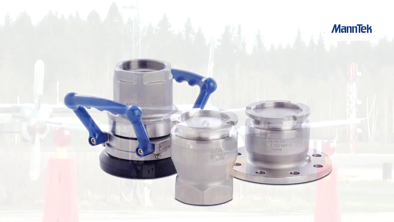 Mann Tek Dry Disconnect Couplings Long movie - YouTube