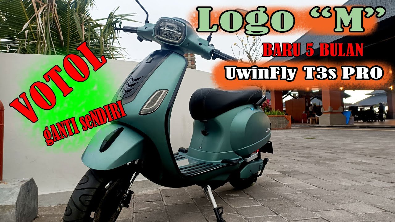 UWINFLY T3S PRO SETELAH 5 BULAN LOGO M GANTI VOTOL - YouTube