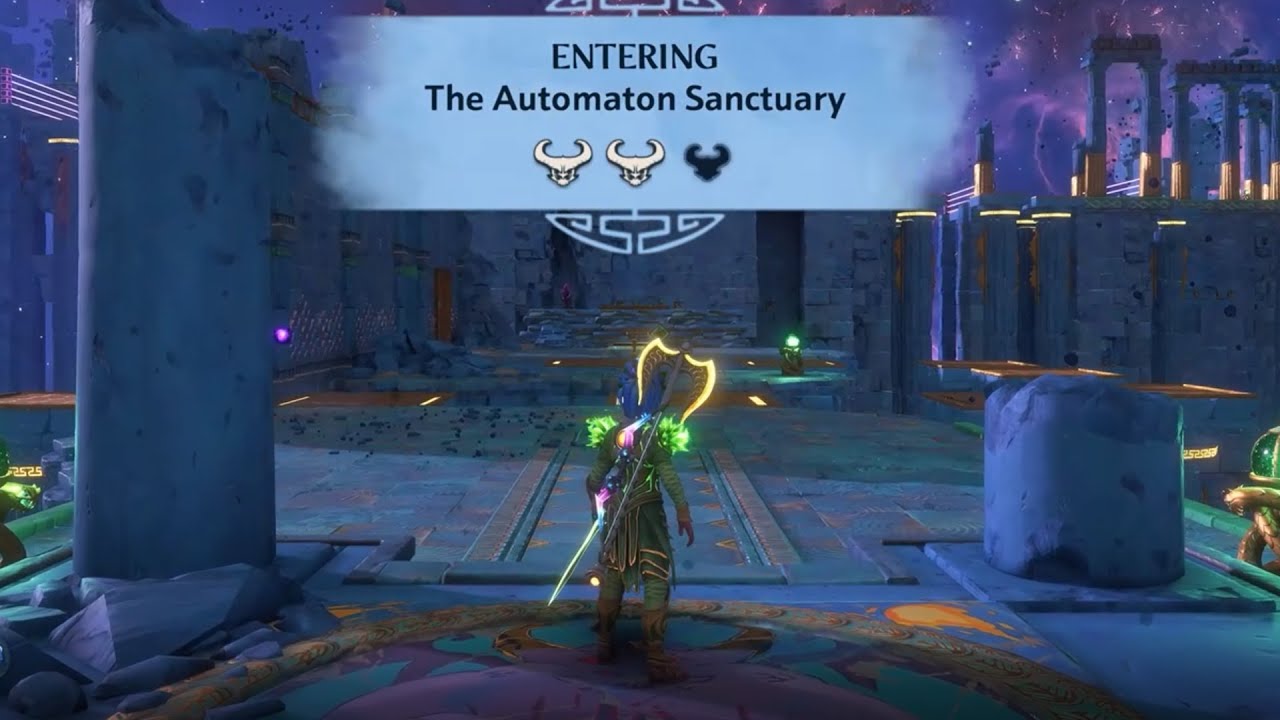 The Automaton Sanctuary Rift Vault 100% - Immortals Fenyx Rising - YouTube