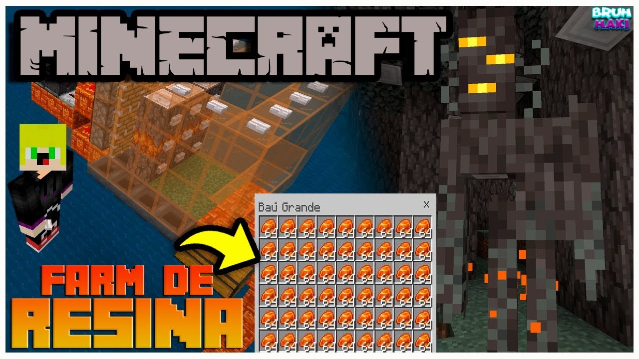 COMO FAZER UMA FARM DE RESINA (CREAKING) SIMPLES NO MINECRAFT 1.21 ...