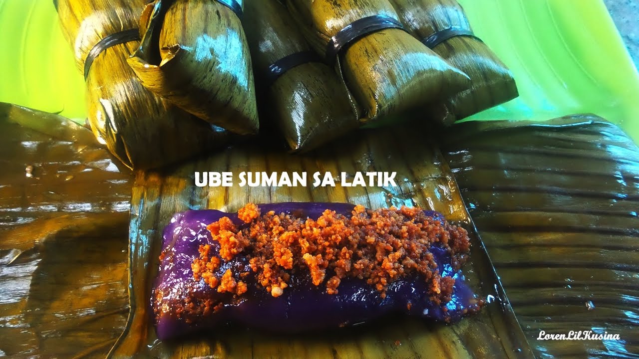 UBE SUMAN SA LATIK RECIPE - YouTube