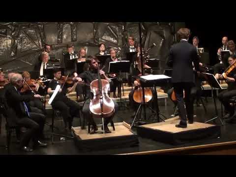 Daniel Thorell plays Saint-Saëns cello concerto No 1 mvt III. Final ...