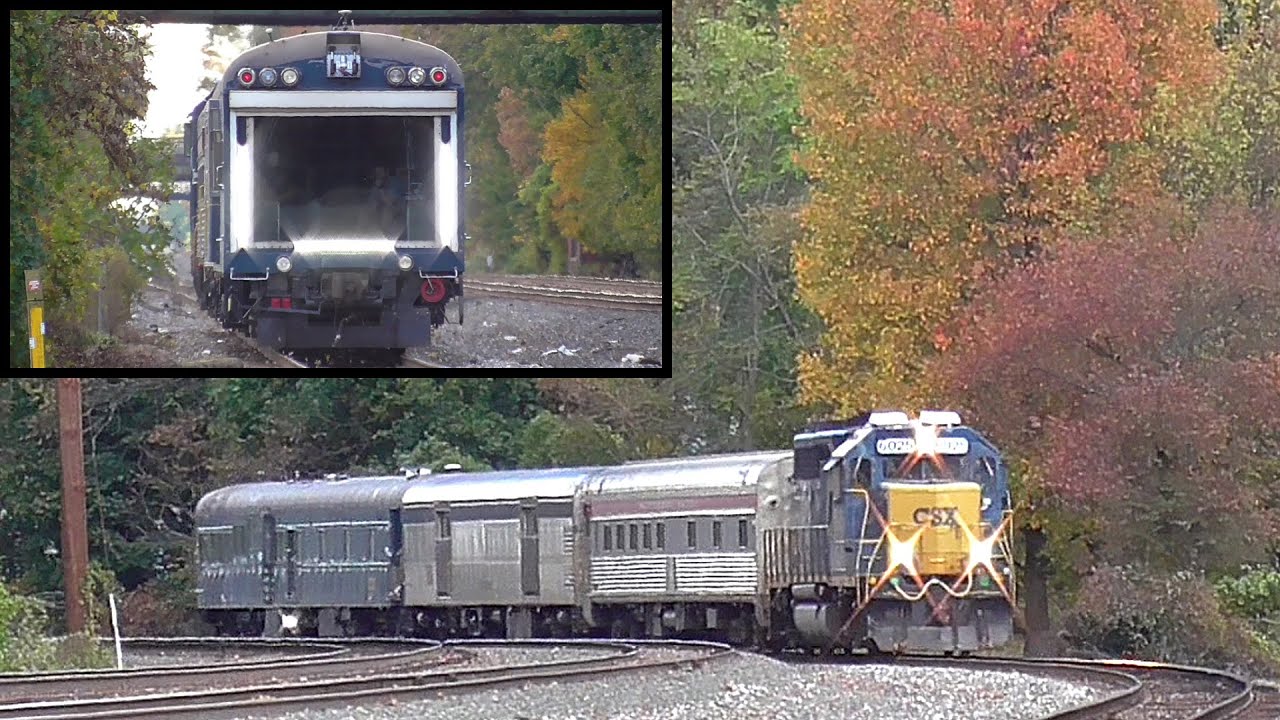 CSX W001 Geometry Train with 6025 Leading and More - YouTube