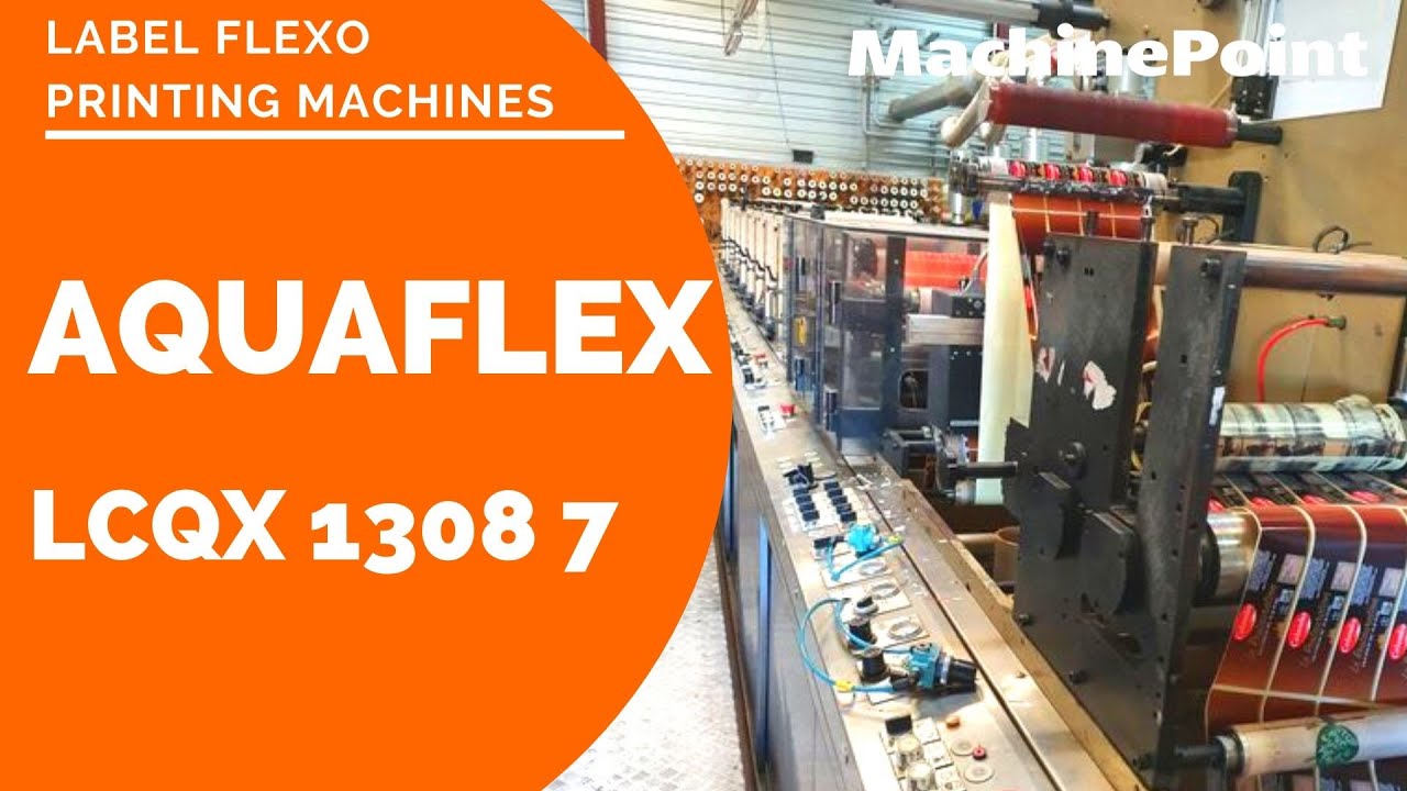 AQUAFLEX LCQX 1308 7 Label flexo printing machines | AQUAFLEX Machines ...