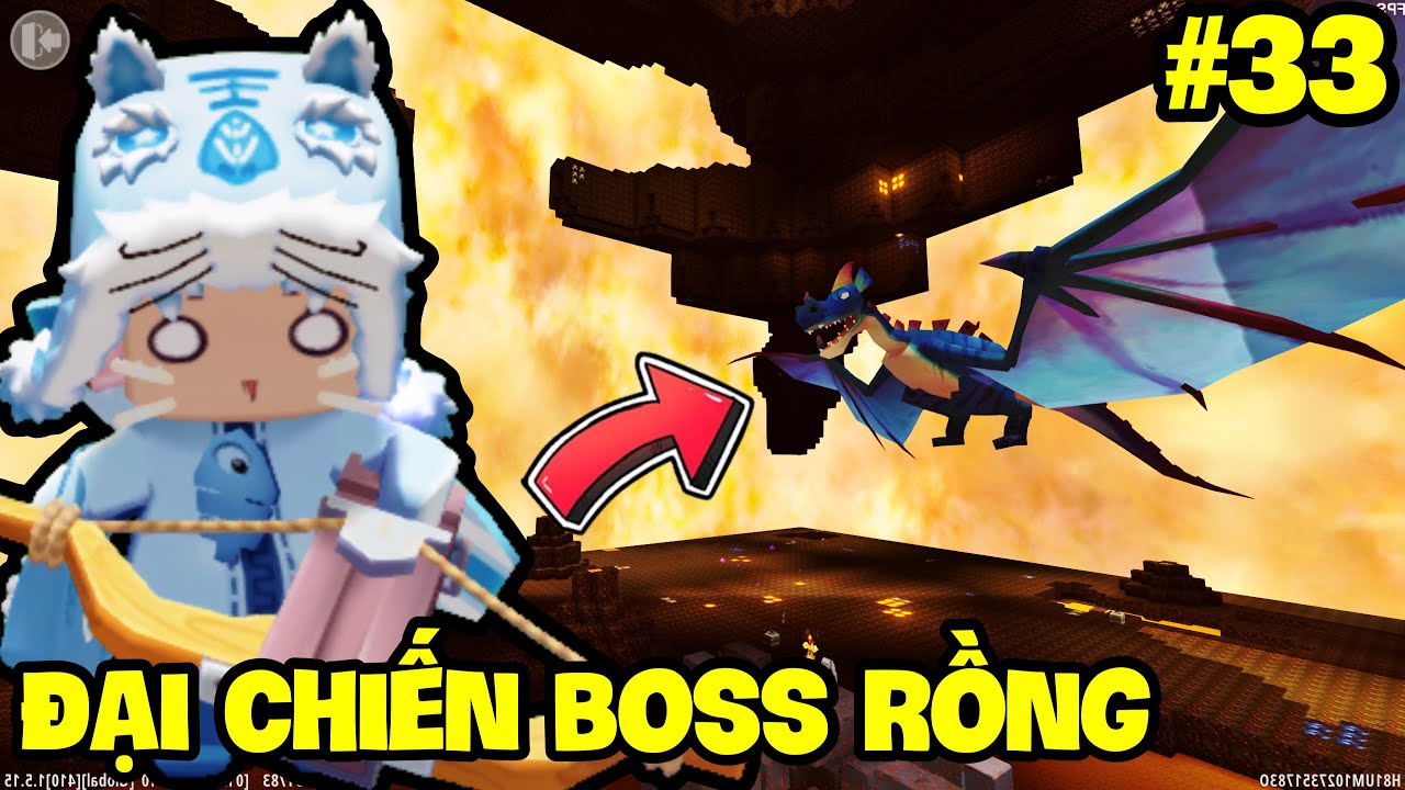 SINH TỒN KỶ BĂNG HÀ - TẬP 33: MEOWPEO XUỐNG FLAMAS ĐÁNH BẠI BOSS RỒNG ...