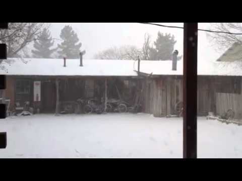 Snow in Fort Davis, TX - YouTube