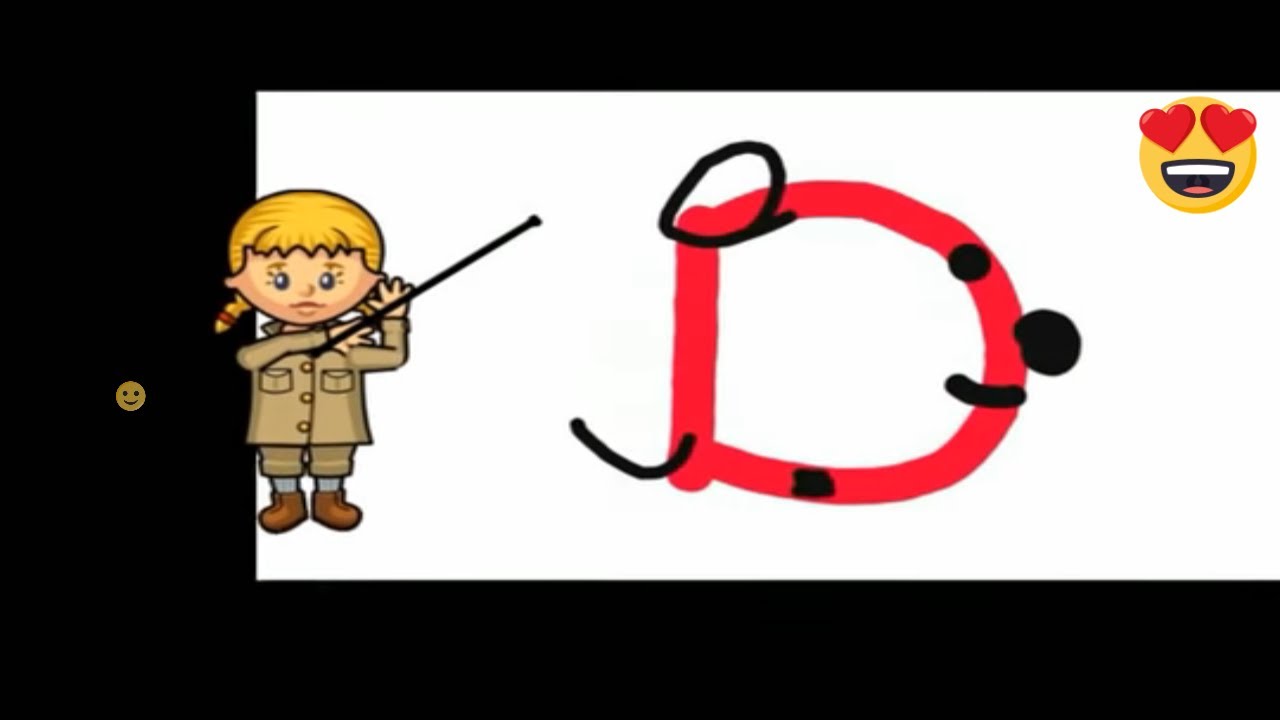 cartoon letter D - YouTube