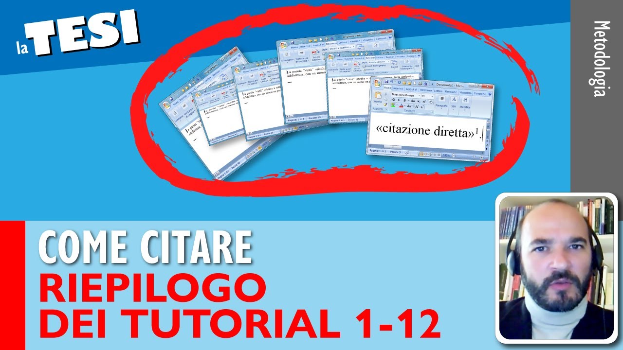 [Riepilogo] Come citare un testo: i tutorial 1-12 | Guida a ...