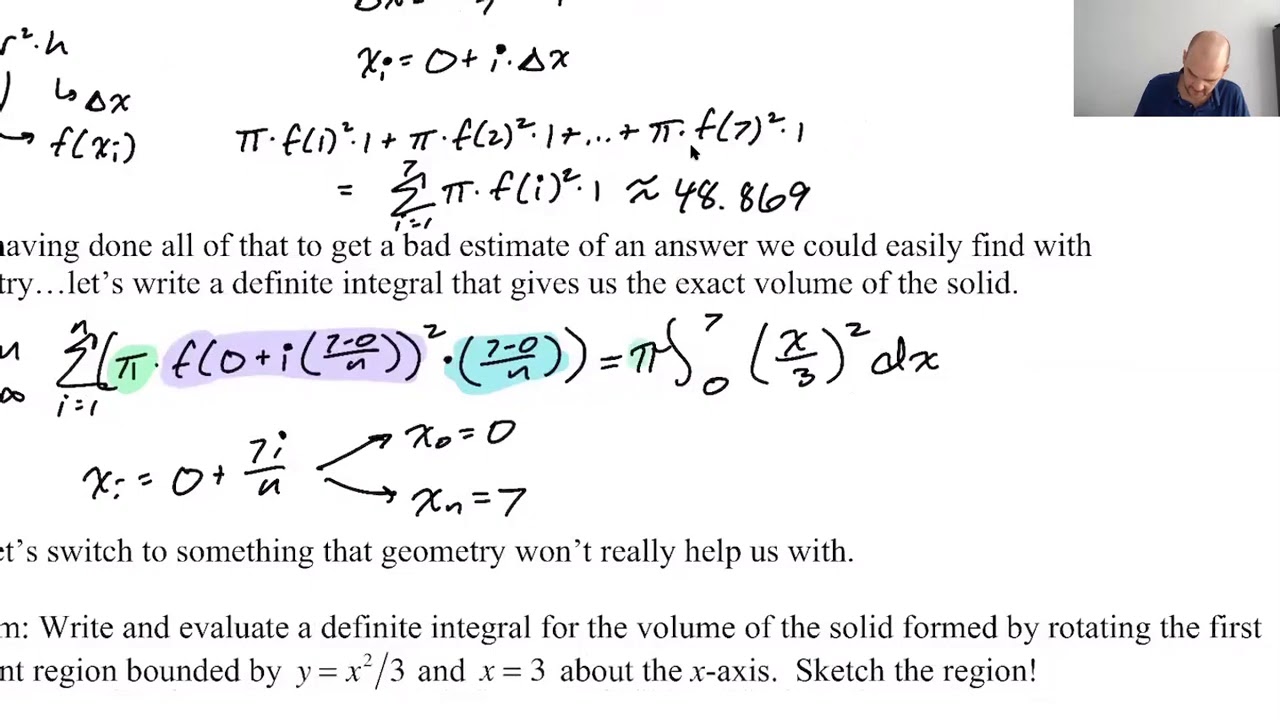 Volumes of Revolution with Calculus, pg 4 - YouTube