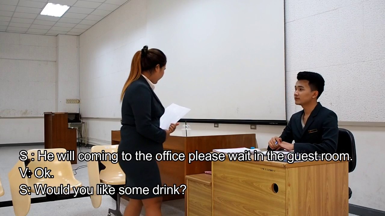 Secretary : Welcoming Visitors - YouTube