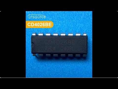 CD4026 CD4026BE DIP16 electronic component - YouTube