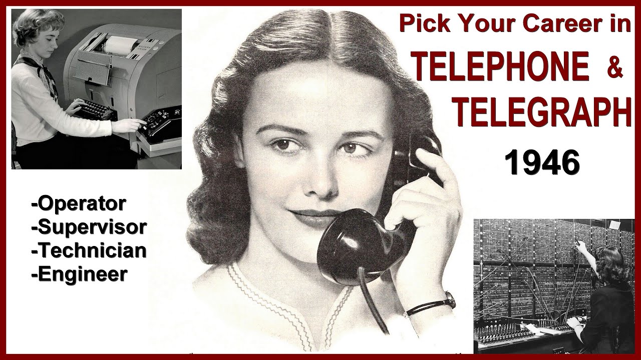 1946 TELEPHONE and TELEGRAPH careers (switchboard, Bell System, ATT ...