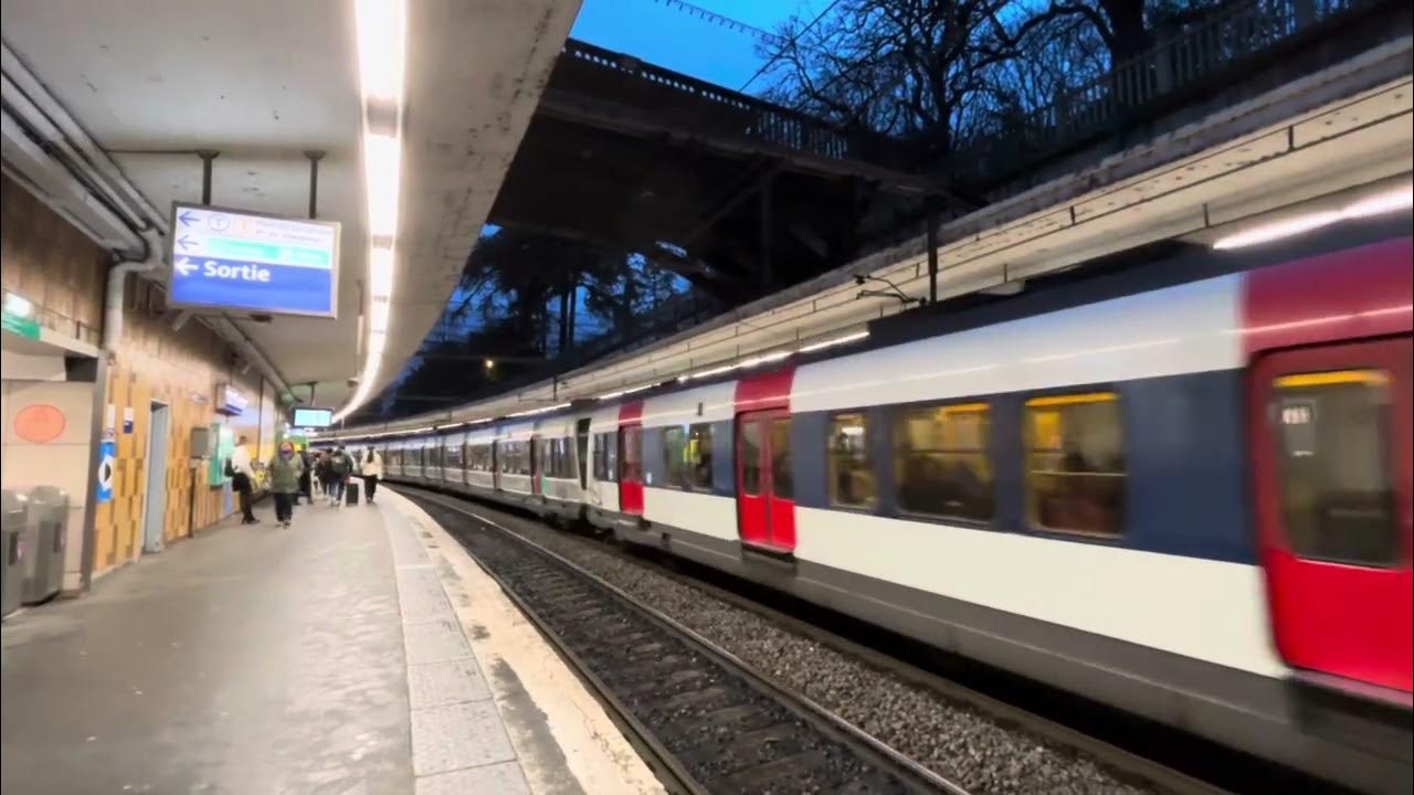 RATP pour IDFM - RER B : Départ d’une UM de MI84 IDF + MI79 STIF à Cité Universitaire - YouTube