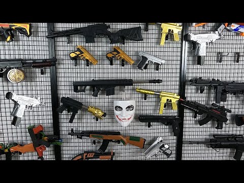 Joker Maskesi! Gerçekçi Boncuklu Tabanca ve Tüfeklerle Poligon Atış Uygulaması!