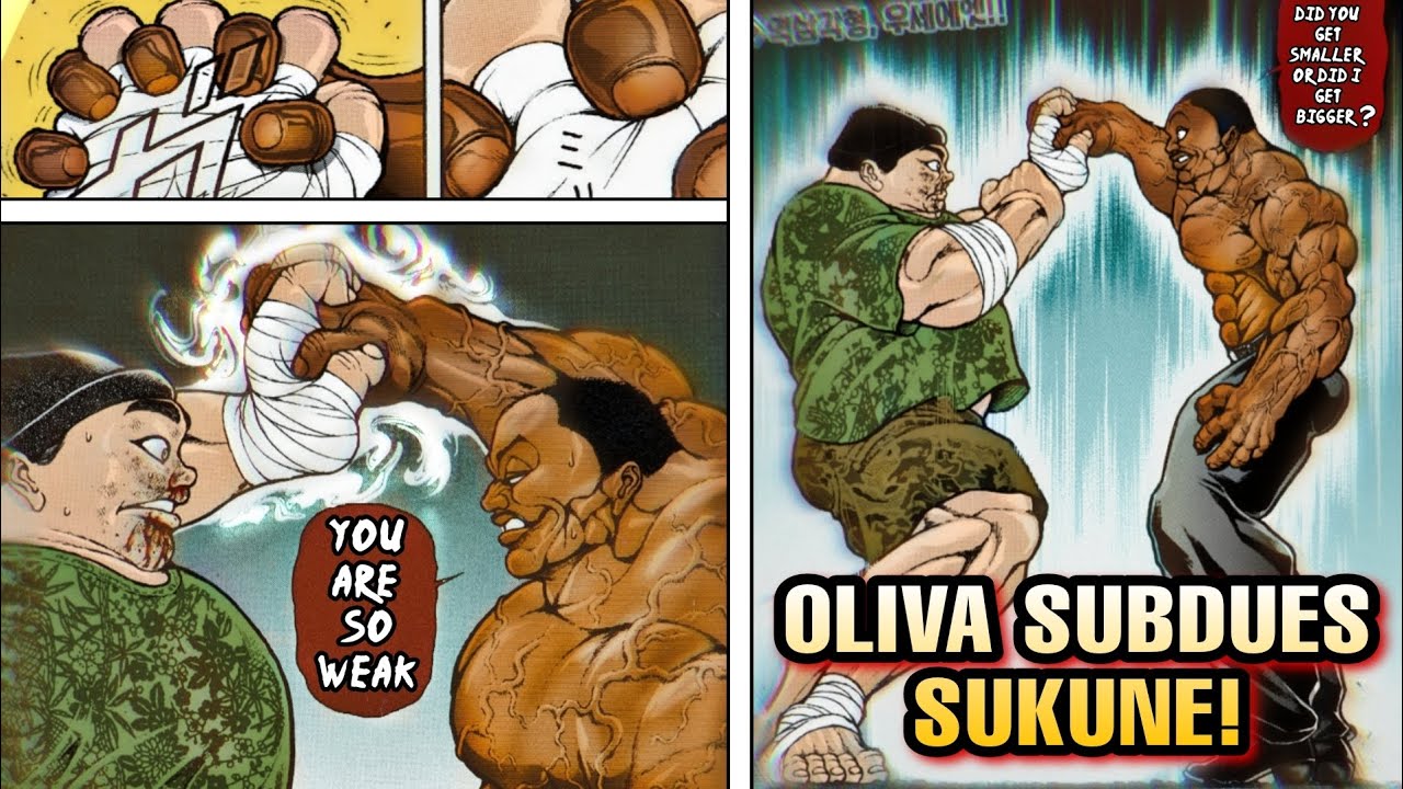 OLIVA HUMILIATES SUKUNE - BAKI DOU 140 (PART II) REVIEW - YouTube