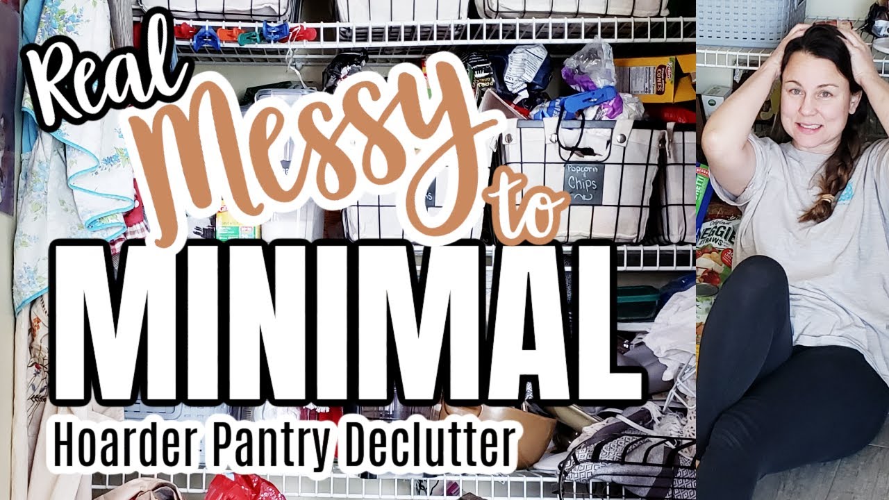 MESSY TO MINIMAL MAMA* MESSY HOUSE SMALL PANTRY CLEAN DECLUTTER AND ...