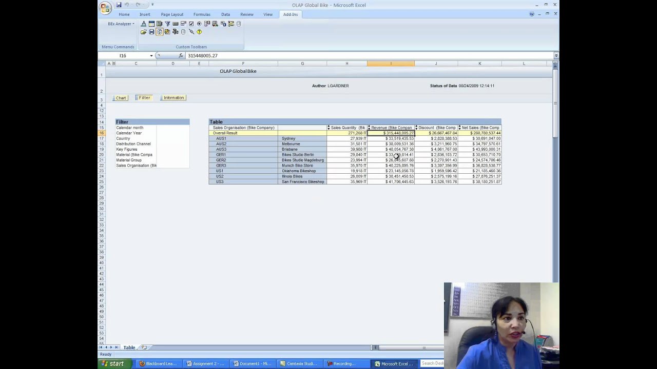SAP Assignment 2 BEX Analyzer - YouTube