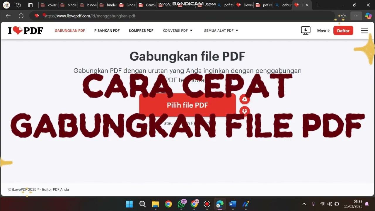#ikanova CARA CEPAT GABUNGKAN FILE PDF - YouTube