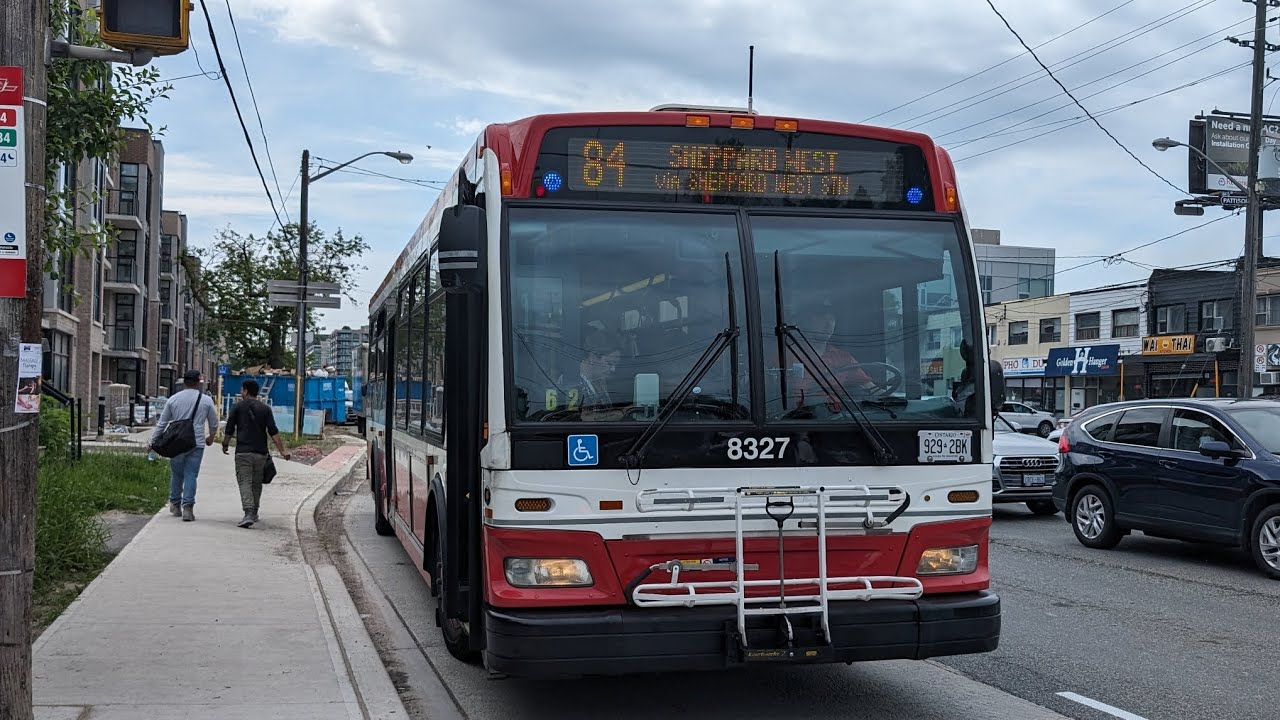 (Ride) Toronto Transit Commission 8327 84 Sheppard West (School Tripper ...