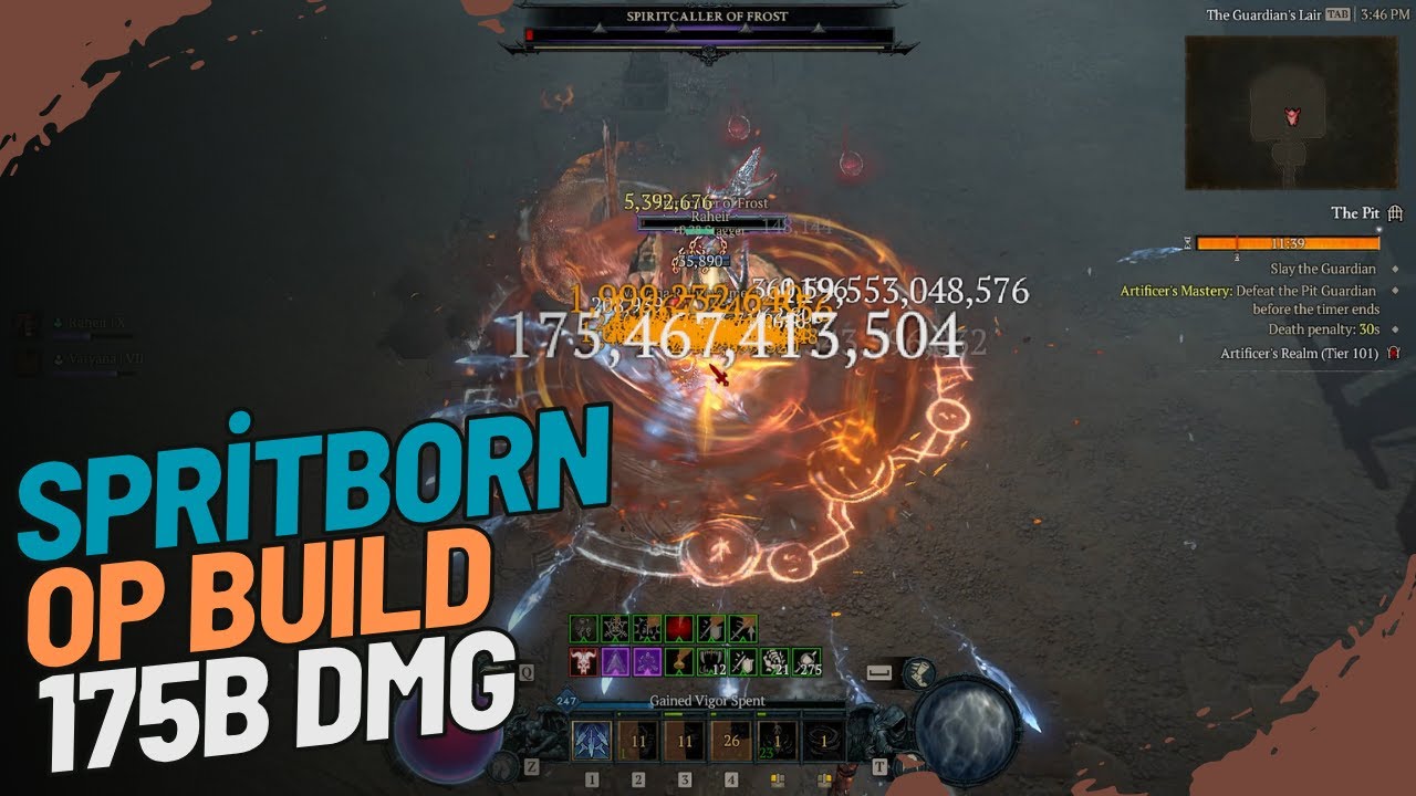 Diablo 4 : 175 Milyar Hasar Vuran Spritborn op Buildi - YouTube