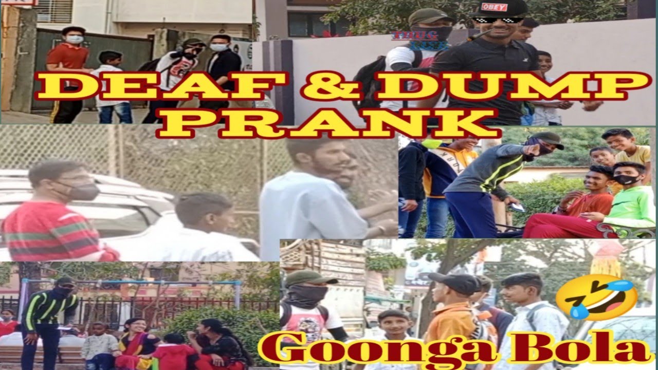 Deaf & Dump_Prank_in_Public_Place (Part-1) 🙊🙉!! Goonga_Bola_Prank ...