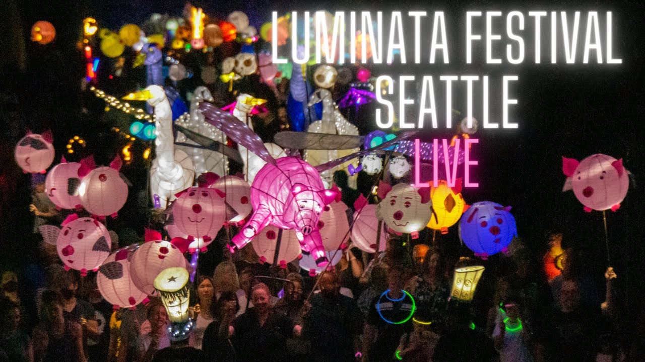Luminata lights festival in Seattle! greenlake fall fun. parade at 25 ...