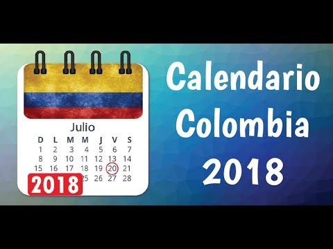 Calendario Colombia 2018 Cómo usar la App - YouTube