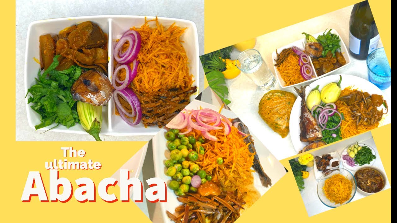 How to make Abacha #enugu #abacharecipe #igbolanguage - YouTube