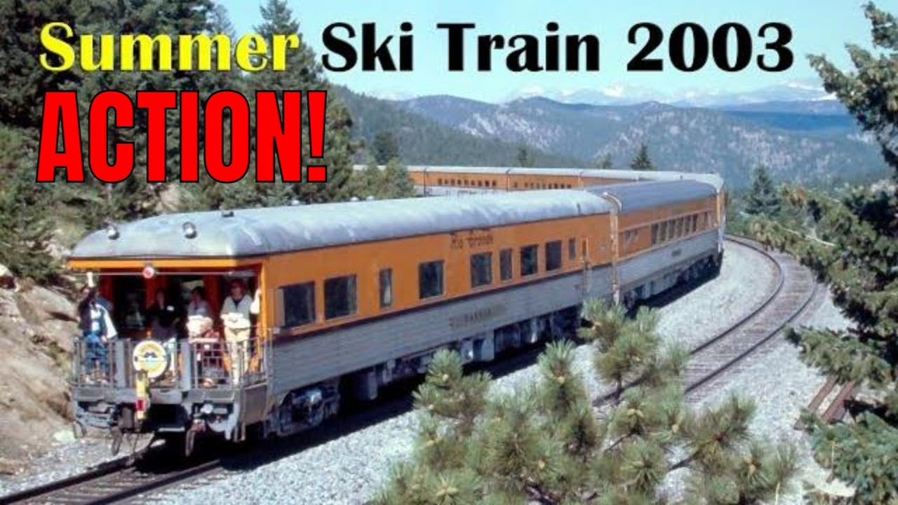 Summer Ski Train to Winter Park, CO, Aug. 2, 2003, SKTX F40PH 242, SKTX ...
