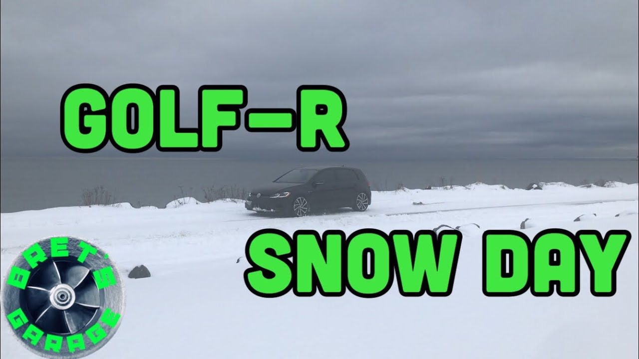 Golf R Snow Day - YouTube