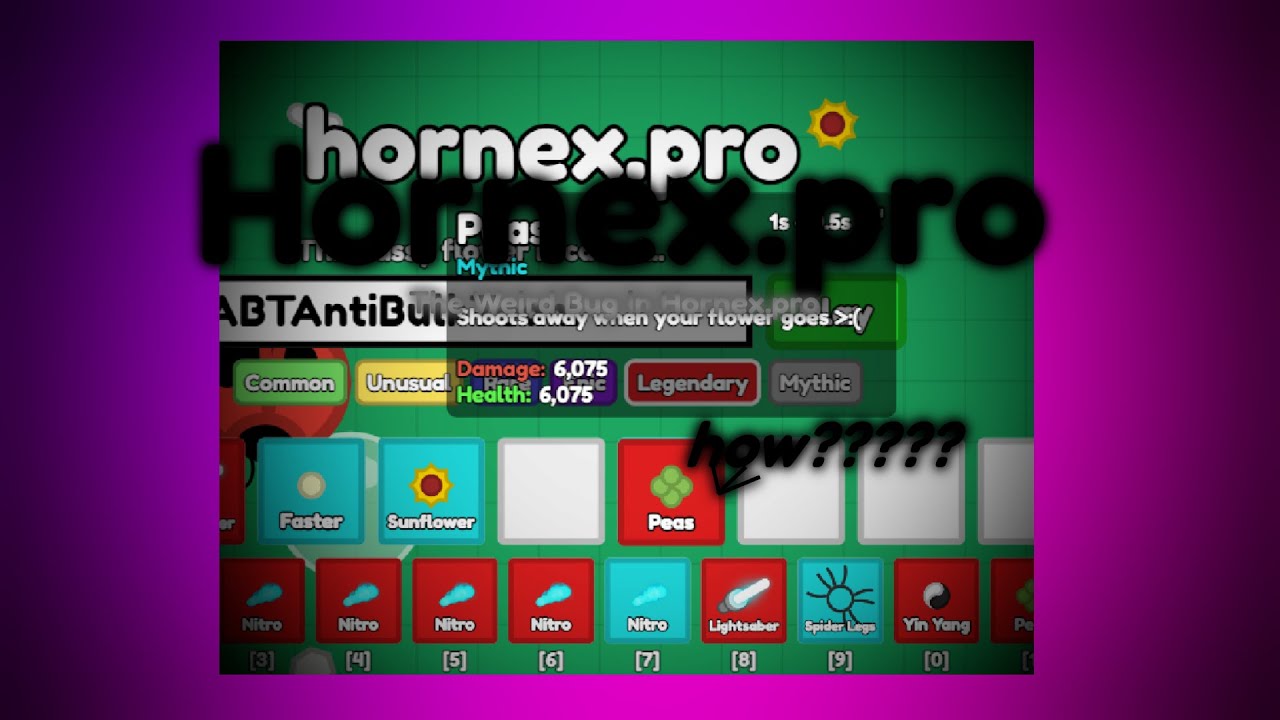 Hornex.pro - The Weirdest Visual Bug - YouTube