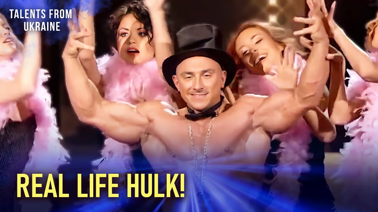 He Makes Bodybuilders Look Small! | Ukraine's Got Talent - YouTube