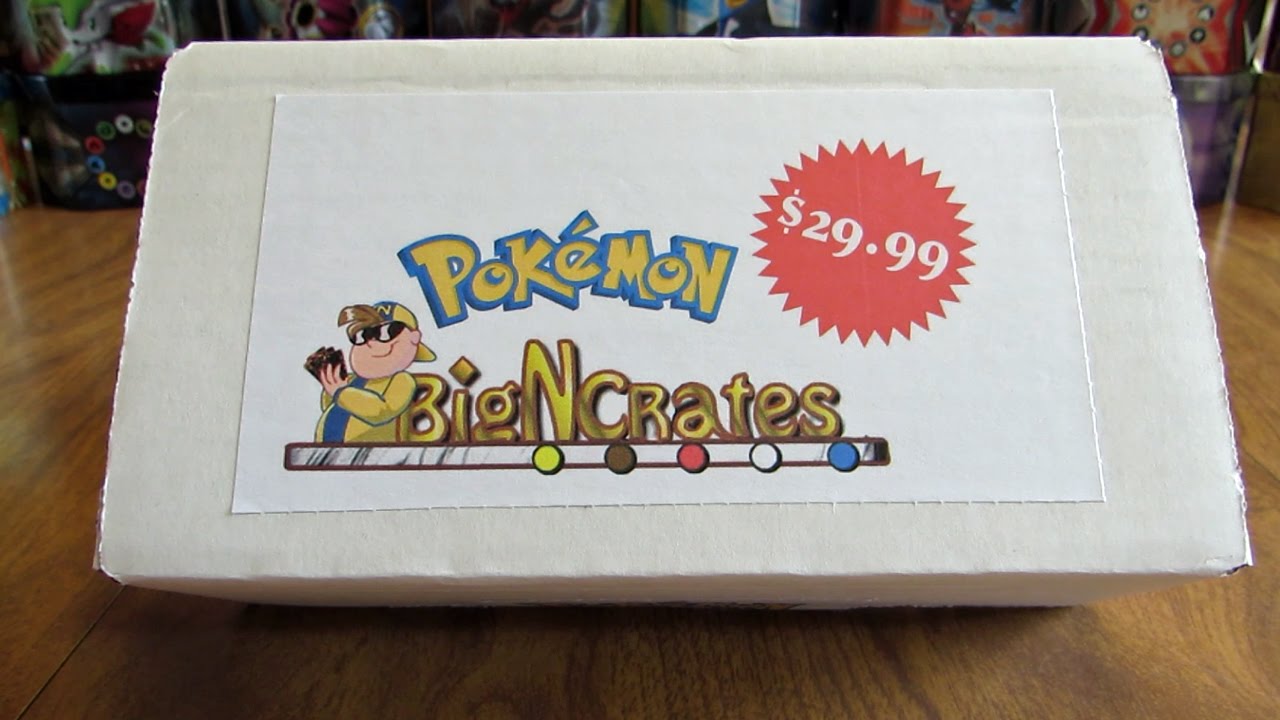 Pokemon BigN Booster Crate Opening - YouTube