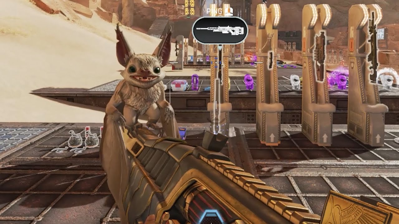 Apex Legends - Echo's animation at picking sentinel - YouTube