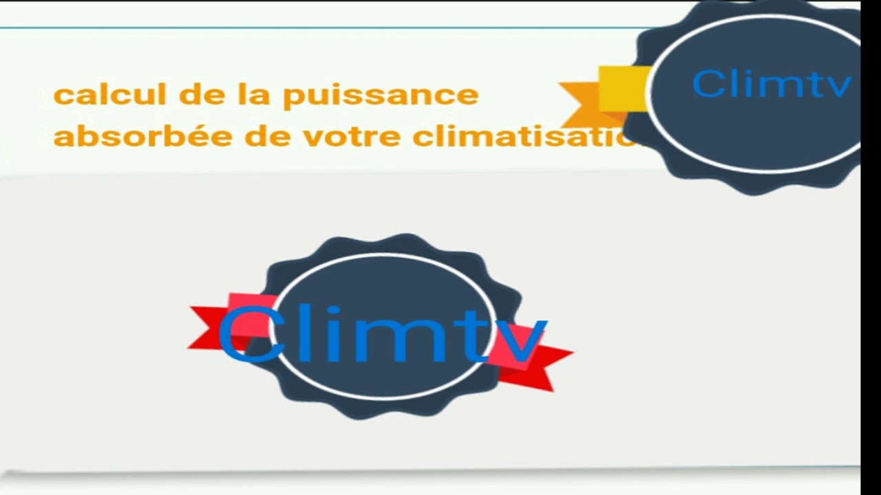 Comment calculer la puissance absorbé de votre climatiseur - YouTube
