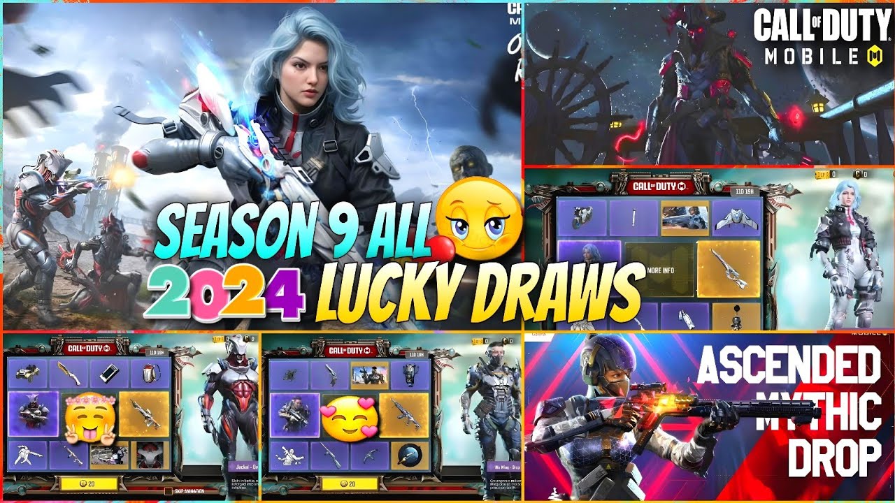 🤯Season 9 (2024) All Lucky Draws | Mythic Fennec Return & Legendary ...