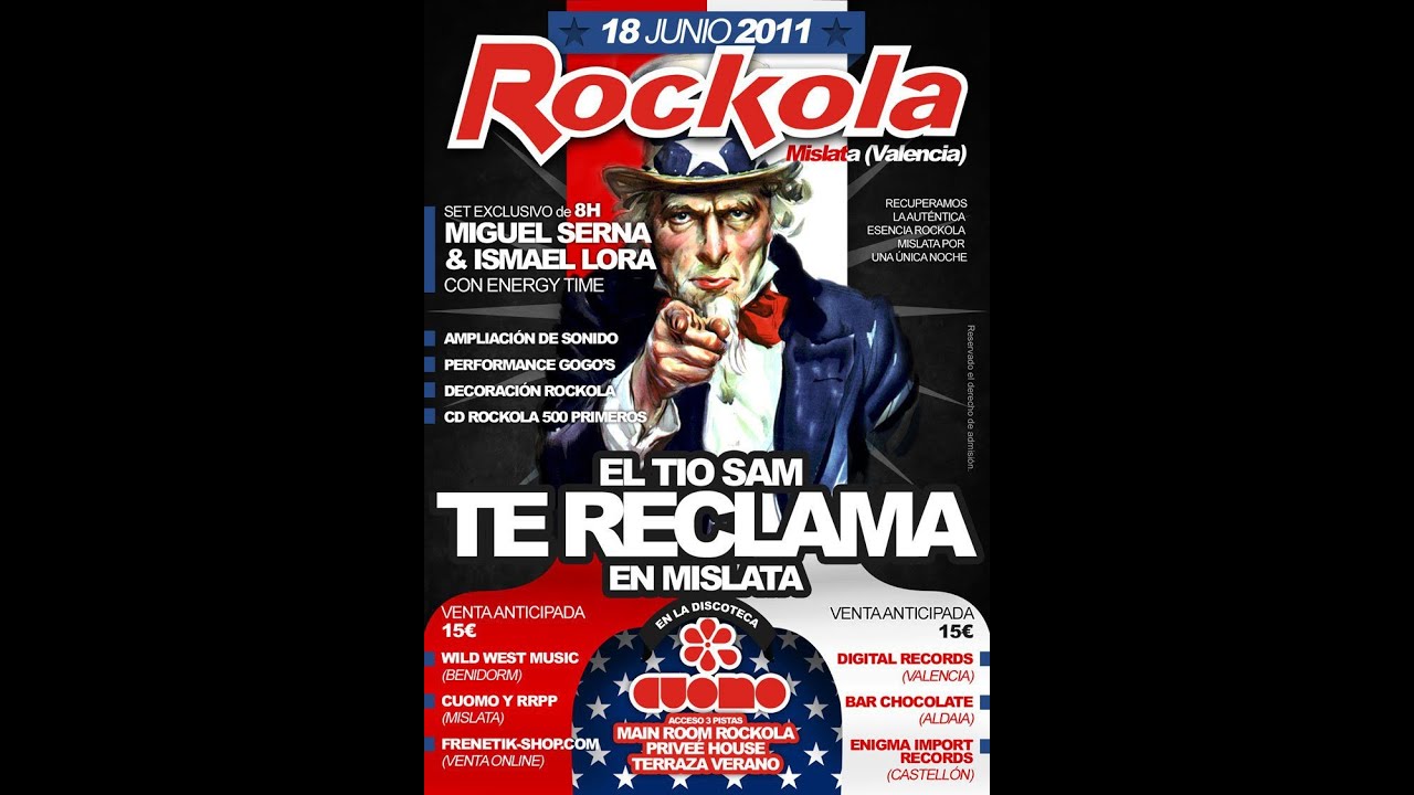 ROCKOLA MISLATA Cd Promo (18-06-2011) Dj Miguel Serna - YouTube