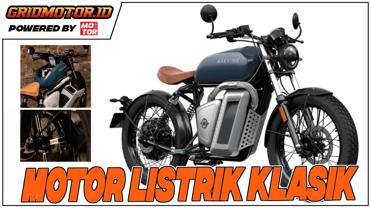 Keren, Tampilan Klasik Motor Listrik Motor Maeving RM1 Tembus 120 Km ...